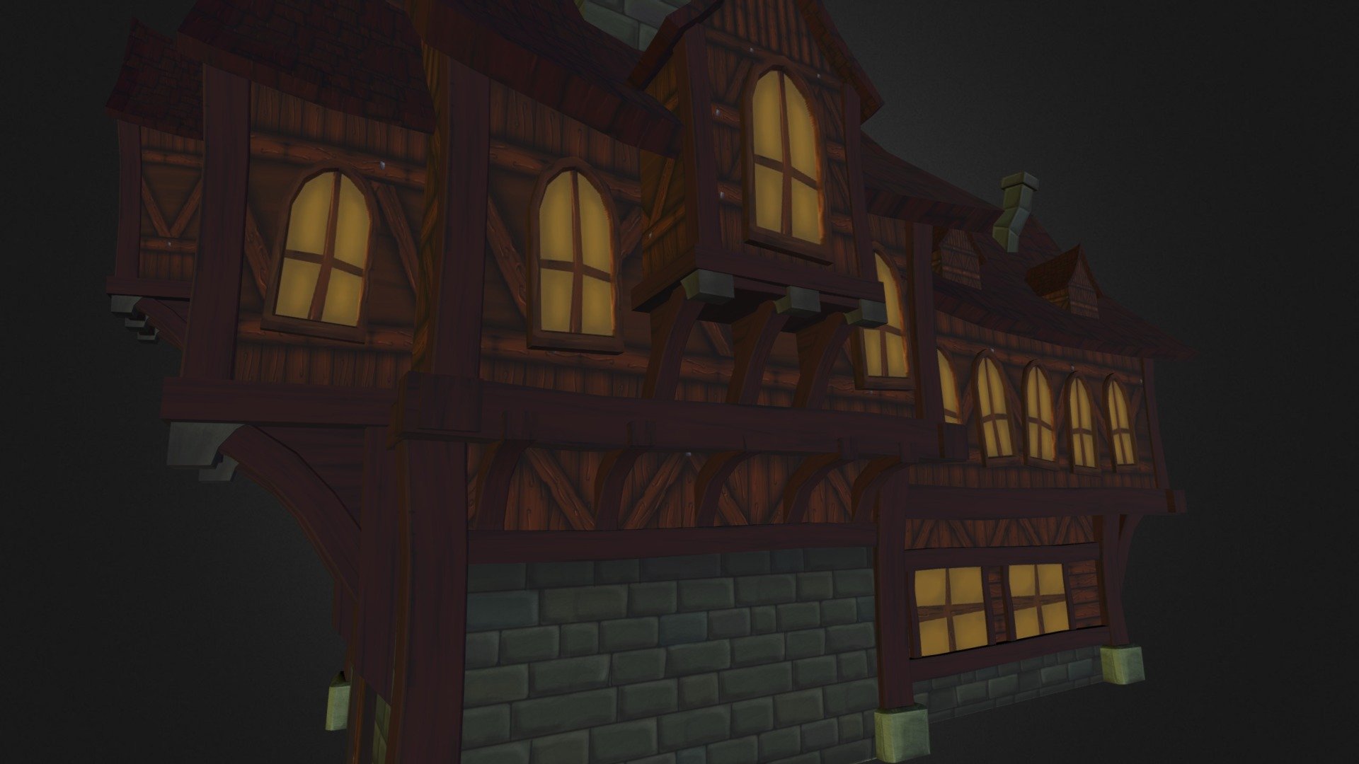 Halloween house - 3D model by th00mmas [b133512] - Sketchfab