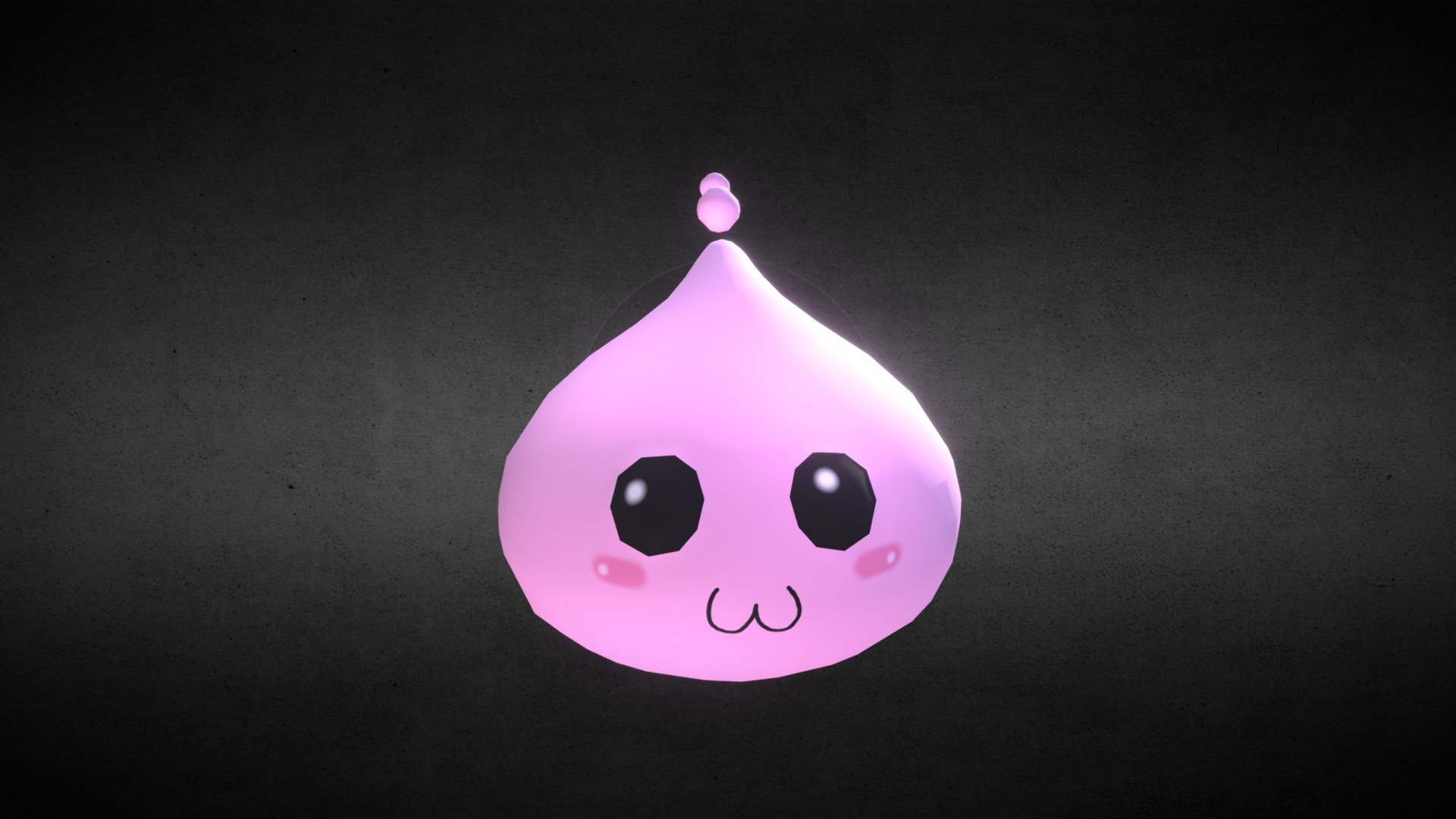 Poring Ragnarok Online - 3D model by Phrym [b133ee9] - Sketchfab