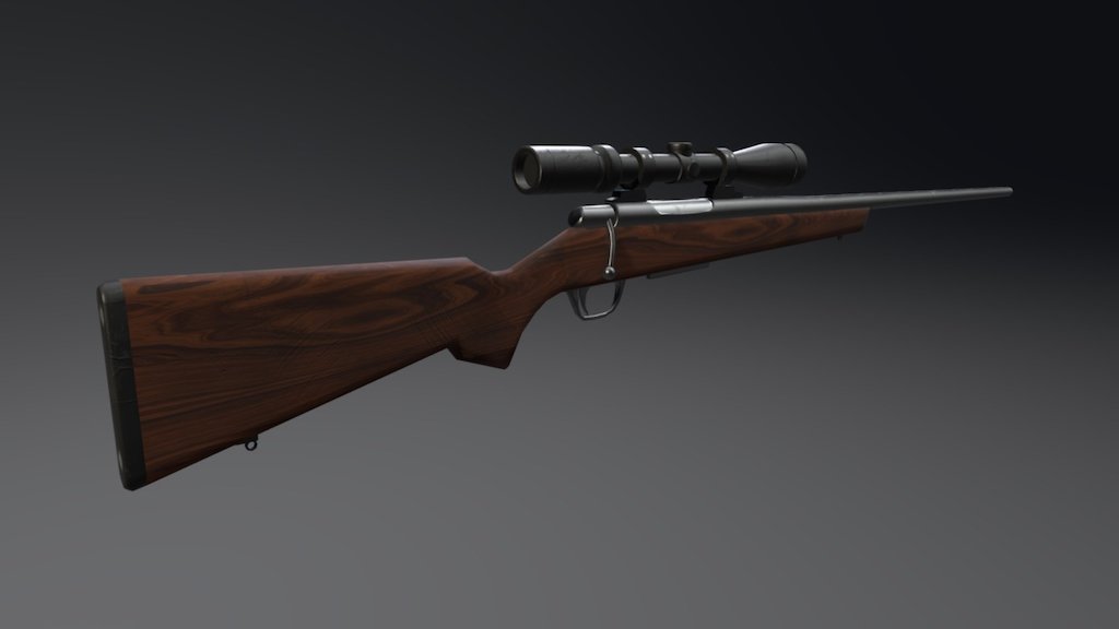 Hunting Rifle - 3D model by Zachery9111 [b13467d] - Sketchfab