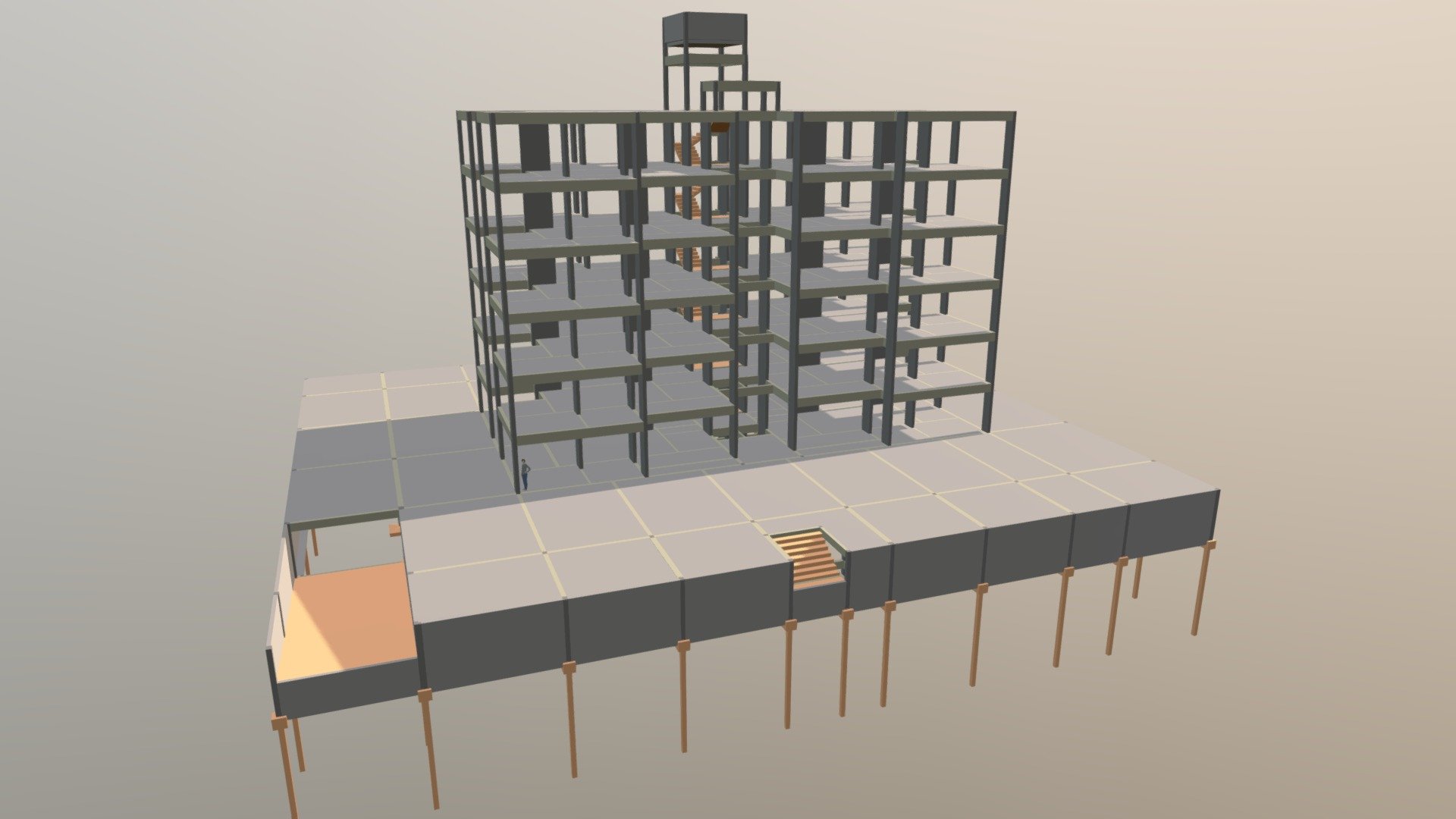 Projeto Estrutural - 3D model by italoandrade [b135102] - Sketchfab