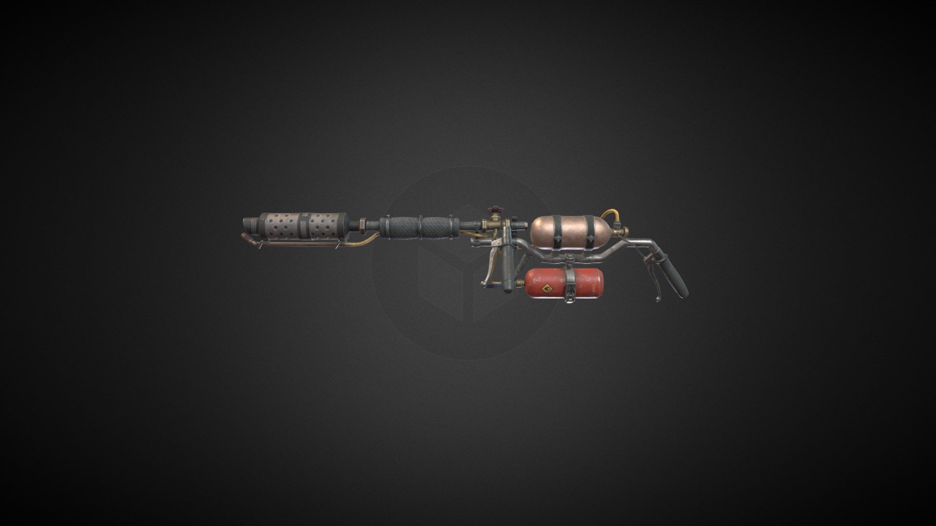 Makeshift Flamethrower - 3D model by kd1298515 [b135201] - Sketchfab