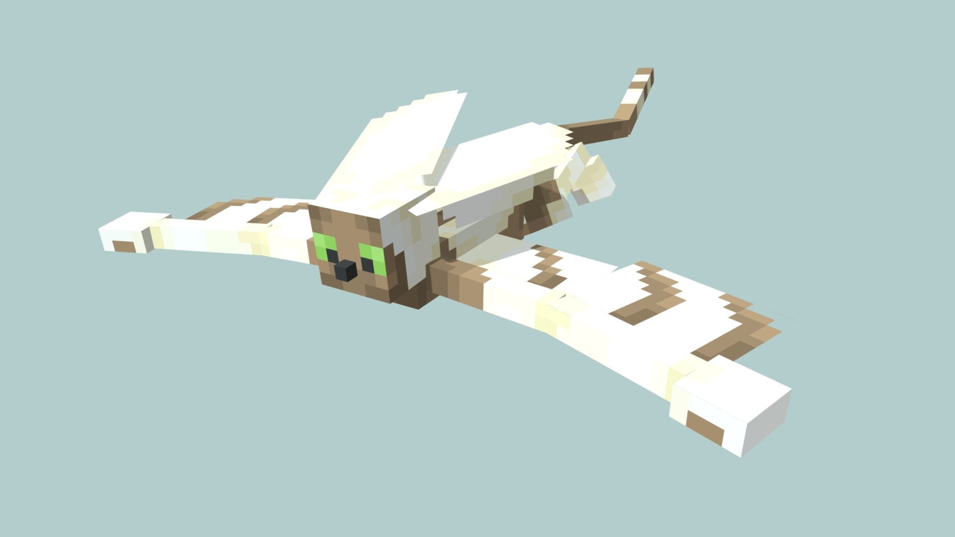 Minecraft Air lemur - 3D model by TheAnonim [b1366e4] - Sketchfab
