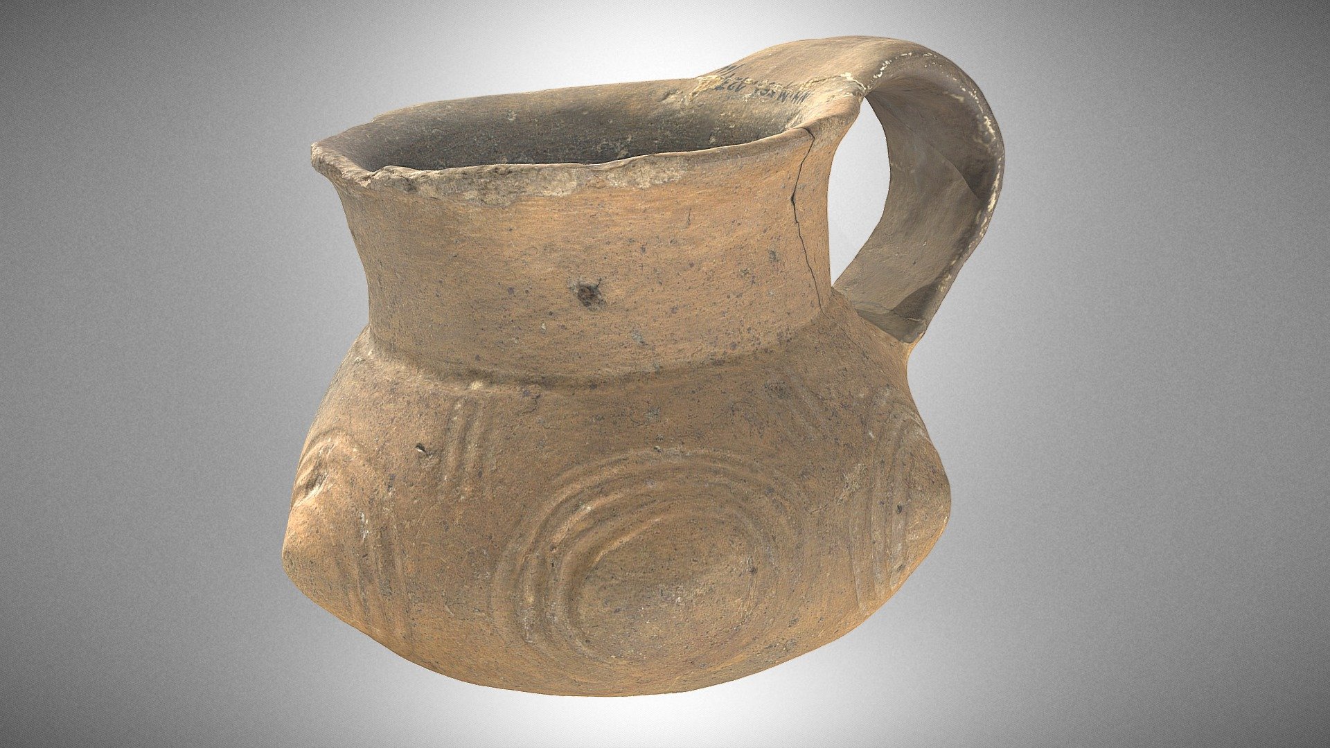 Knobby mug - Download Free 3D model by Virtual Museums of Małopolska ...