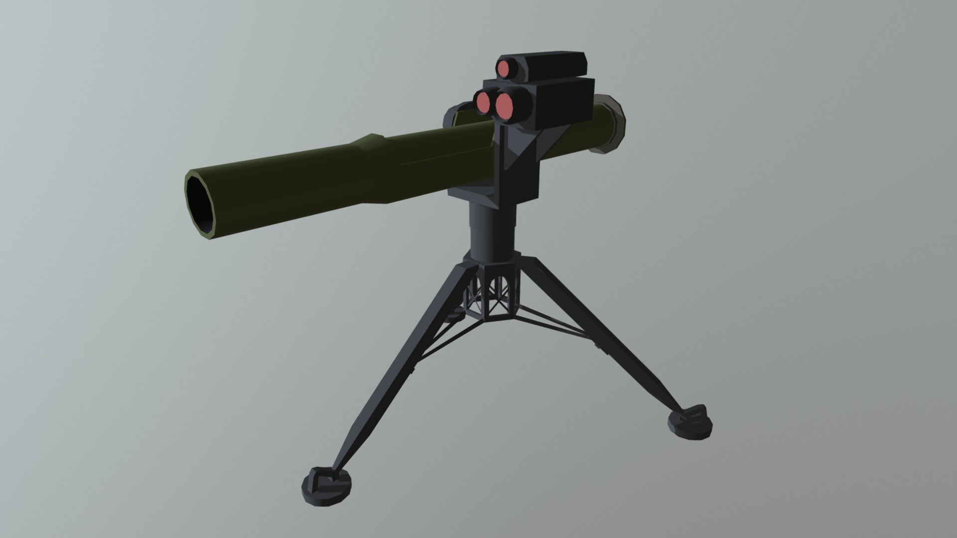 TOW mounted missile launcher - 3D model by Nofabe [b13877d] - Sketchfab