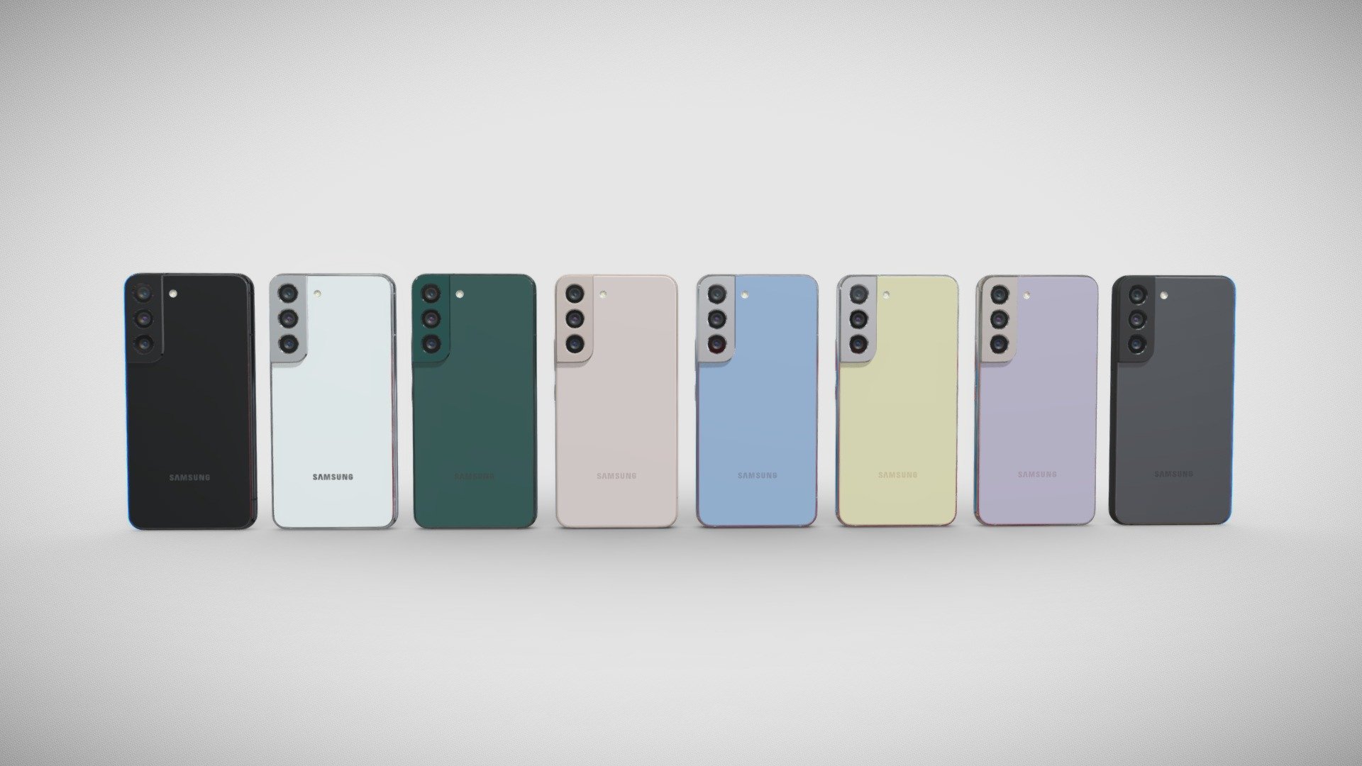 Samsung Galaxy S22 all colors - Buy Royalty Free 3D model by madMIX ...