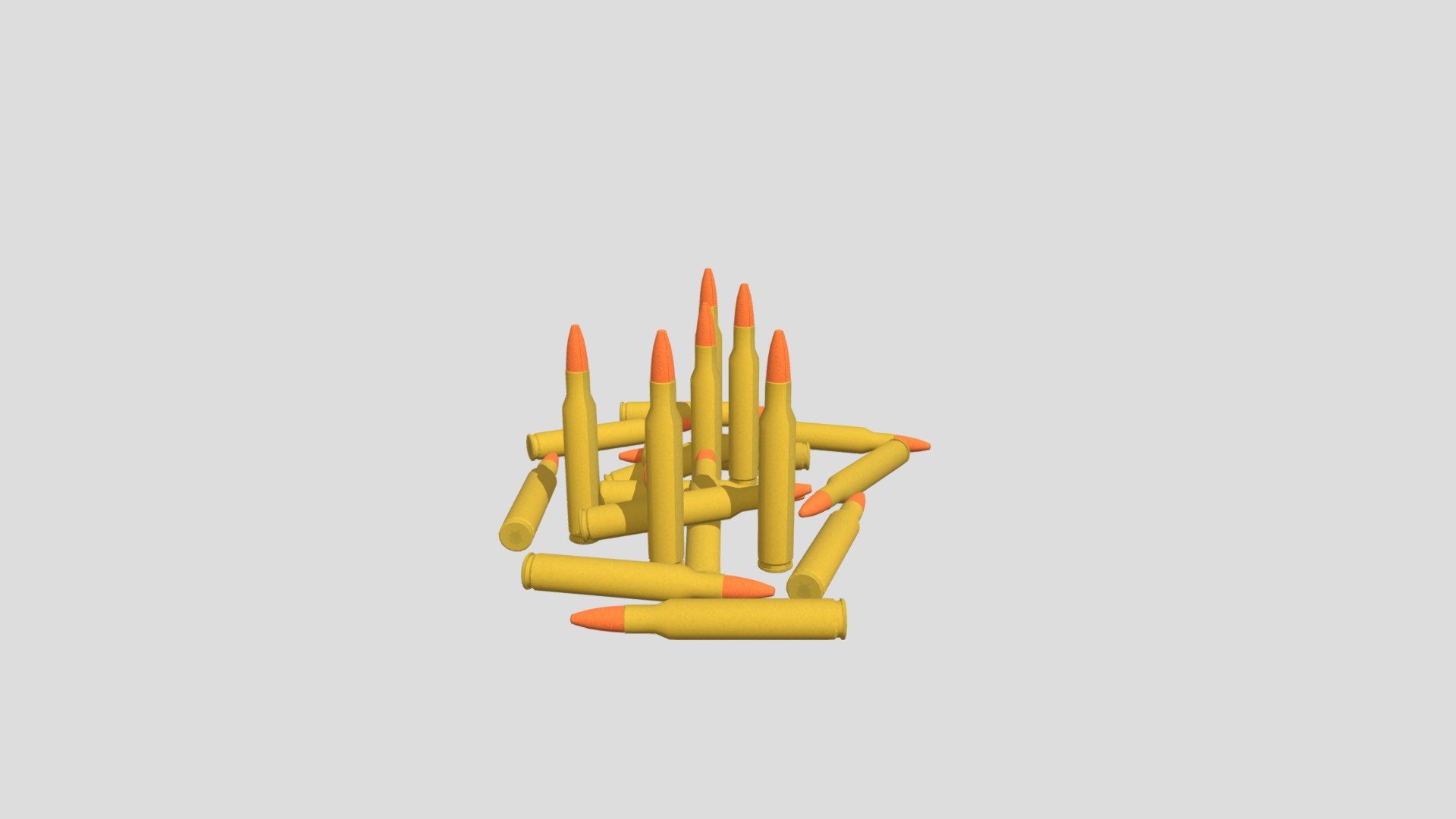 Low Poly .30-06 Cartridge Cluster - 3D model by Forwardnow27 [b13986b ...