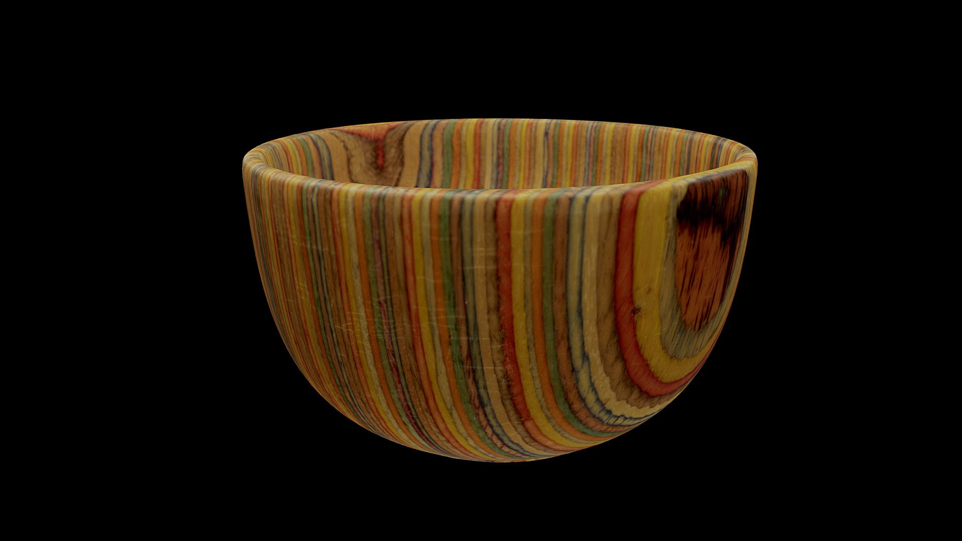 Pretty wooden bowl - 3D model by learly [b1398e2] - Sketchfab