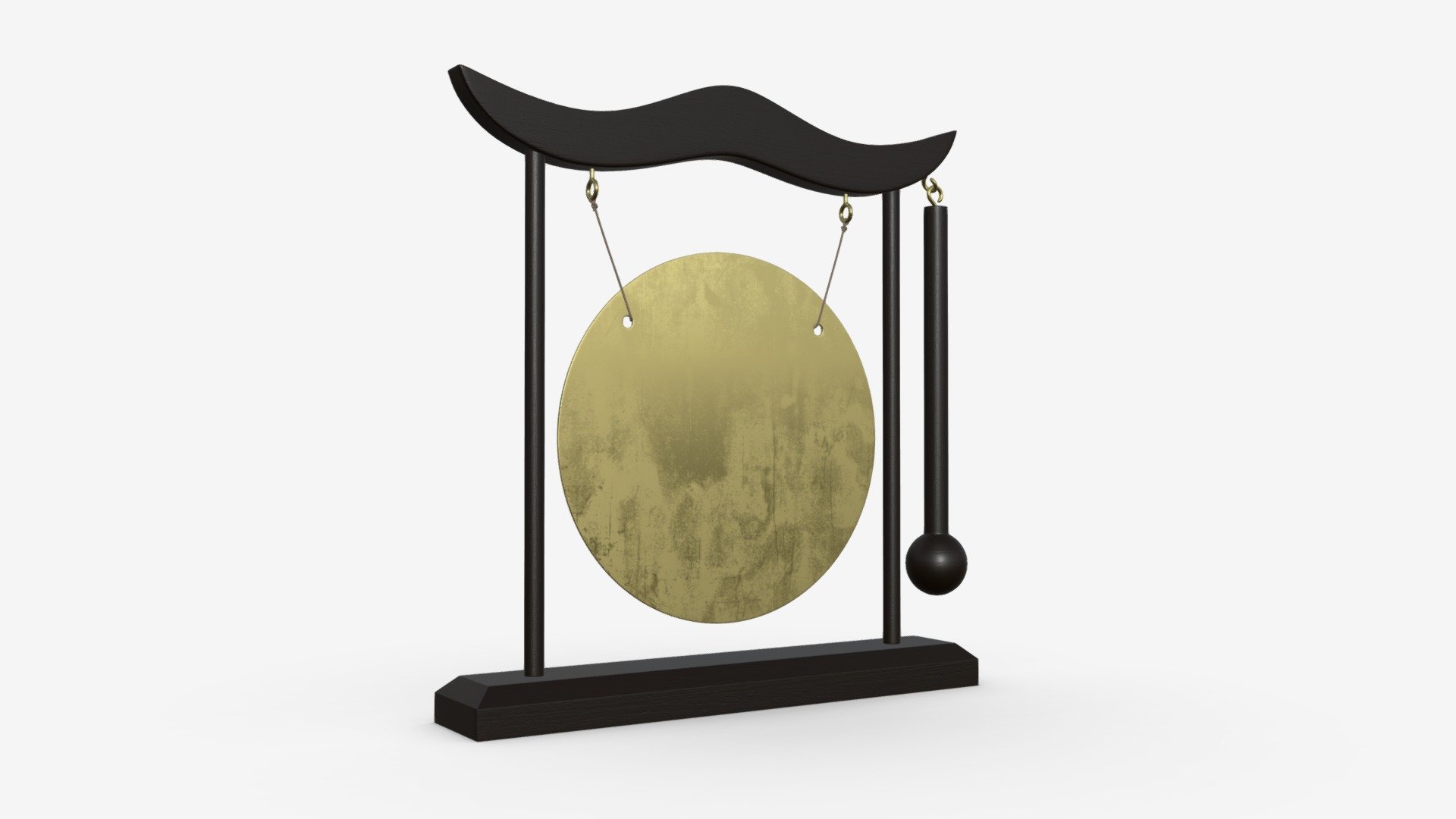 Decorative table gong - Buy Royalty Free 3D model by HQ3DMOD ...