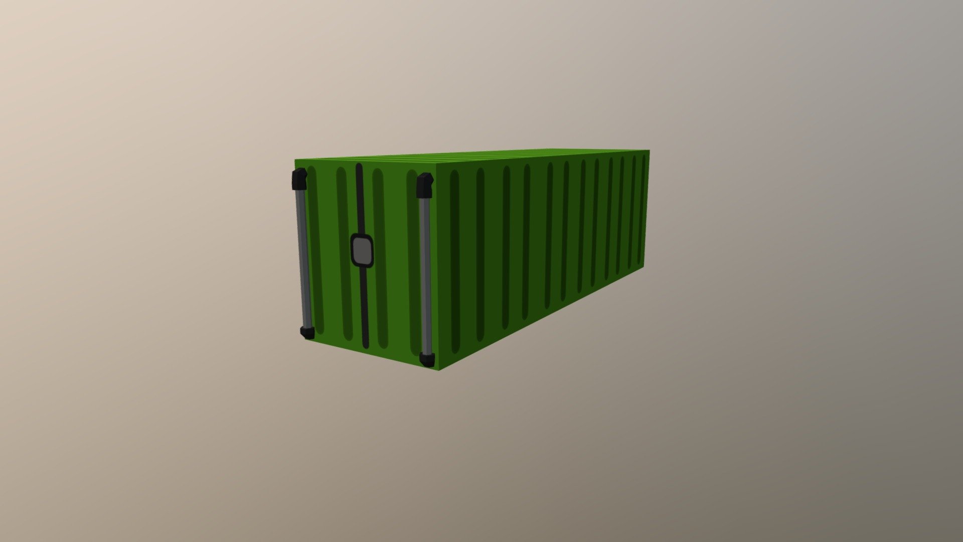 Shipping Container Green - 3D model by fess94 [b13ab1d] - Sketchfab