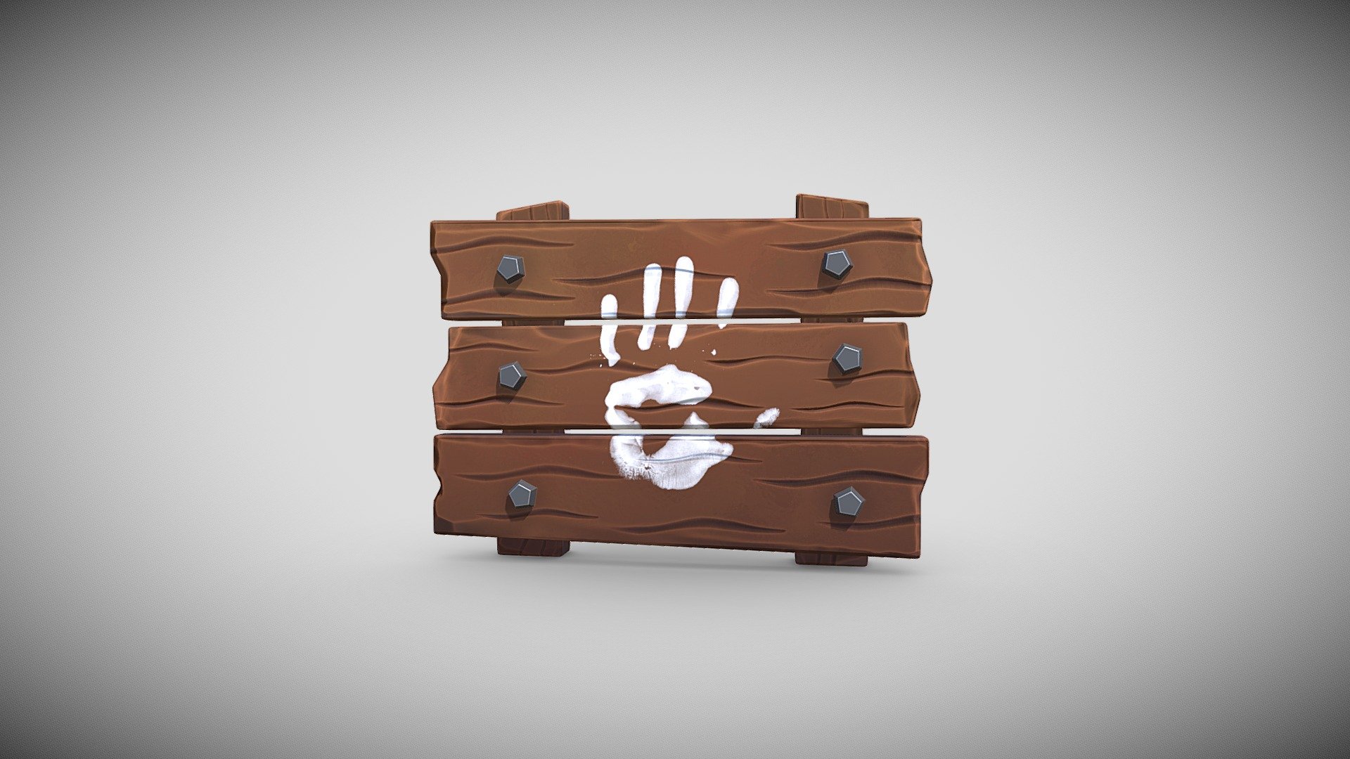 Stylized Wooden Sign - 3D model by james3darts [b13b058] - Sketchfab