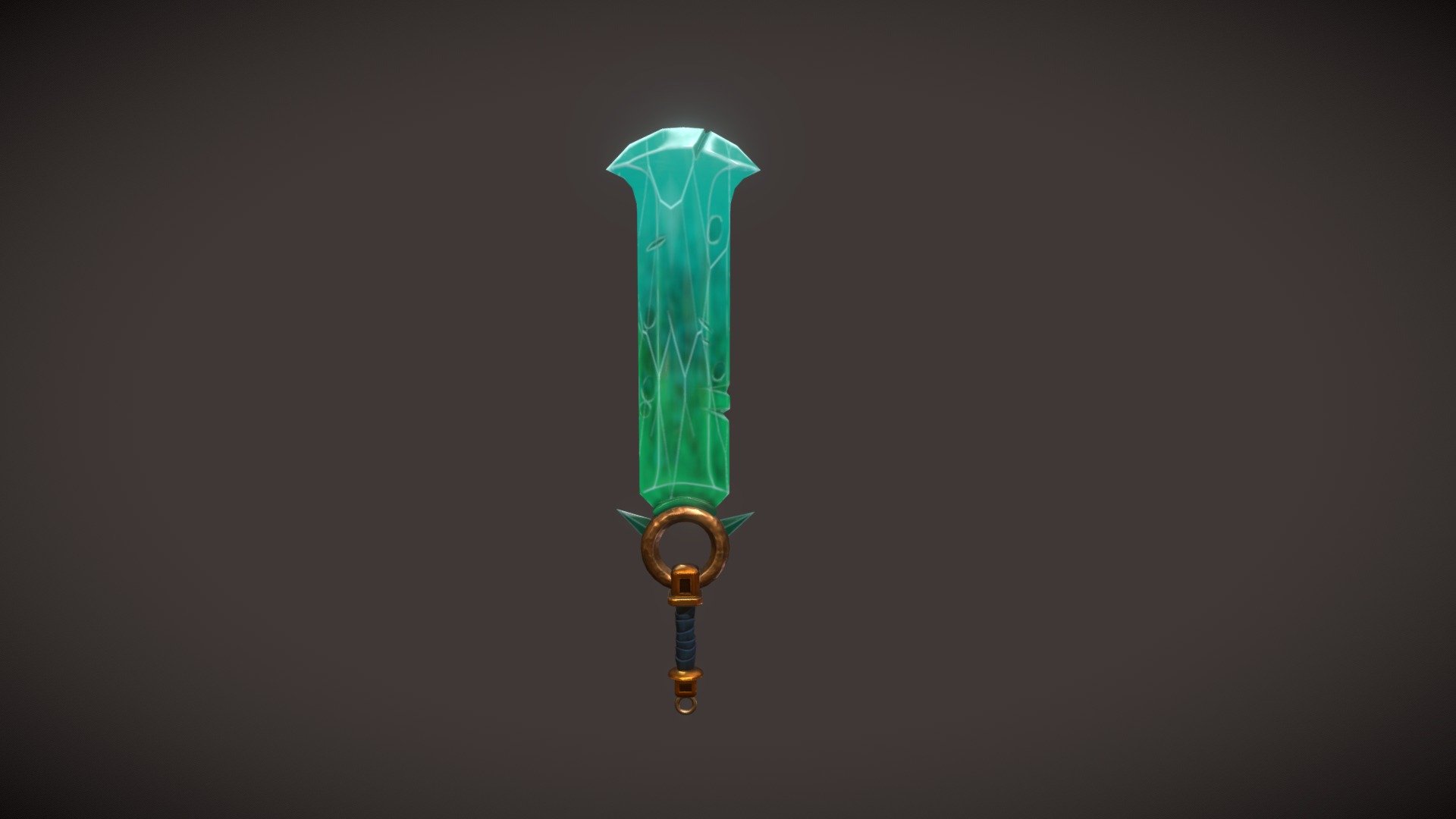 Stylized Crystal Sword - 3D model by AresVa [b13c28b] - Sketchfab