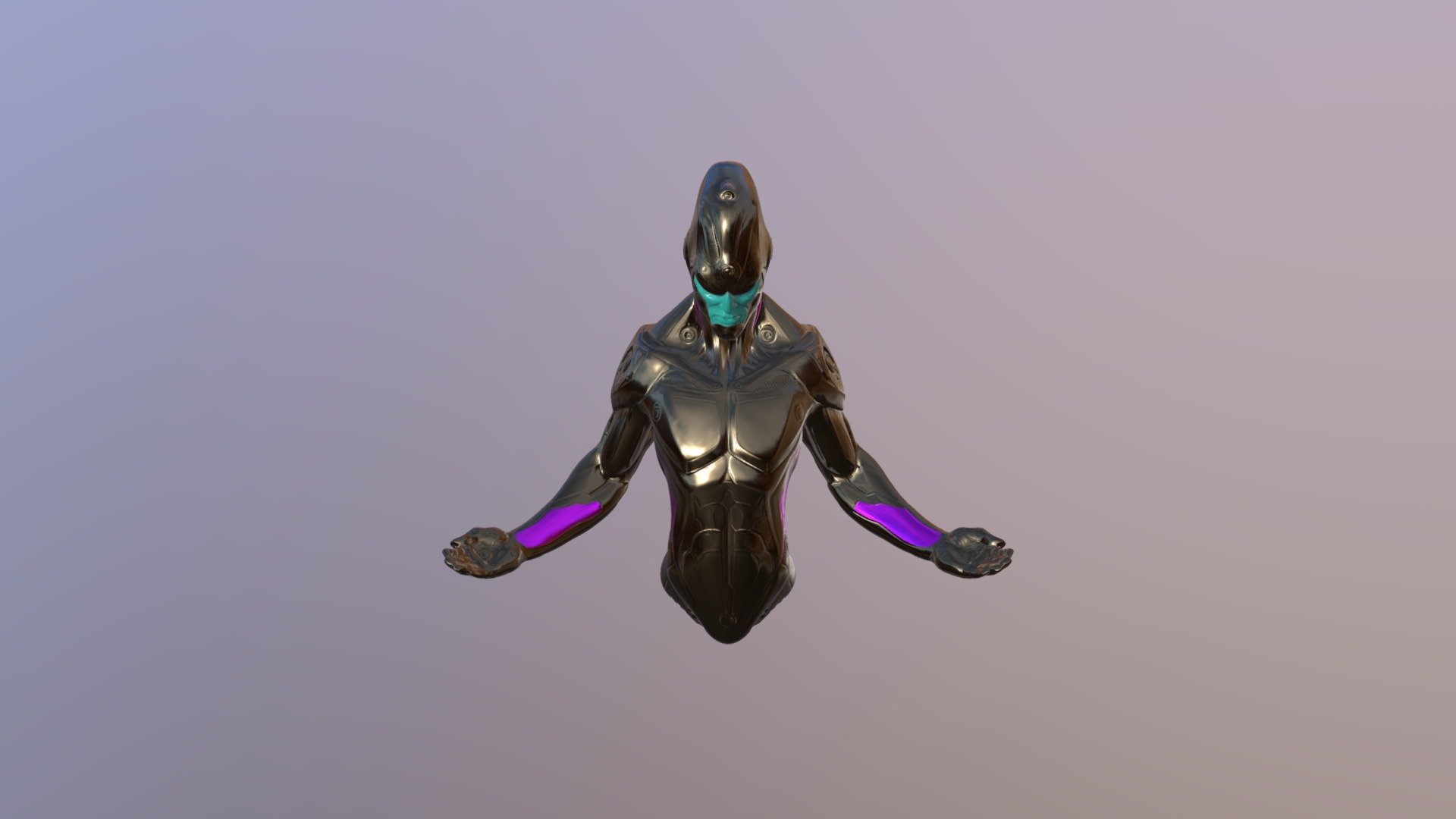 Cyborg - 3D model by kyledthedoll [b13c87c] - Sketchfab