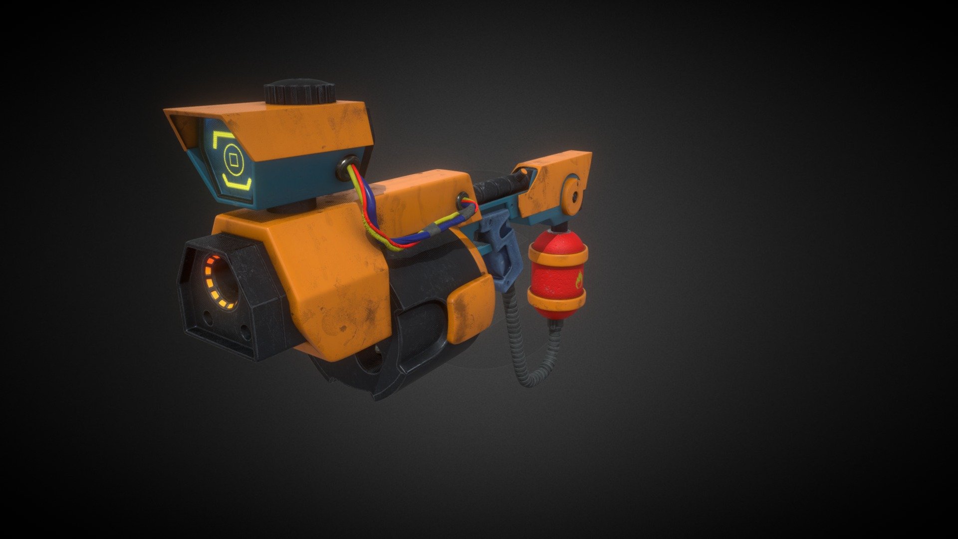 Cartoon Weapon - 3D model by Danihergon [b13d6ef] - Sketchfab