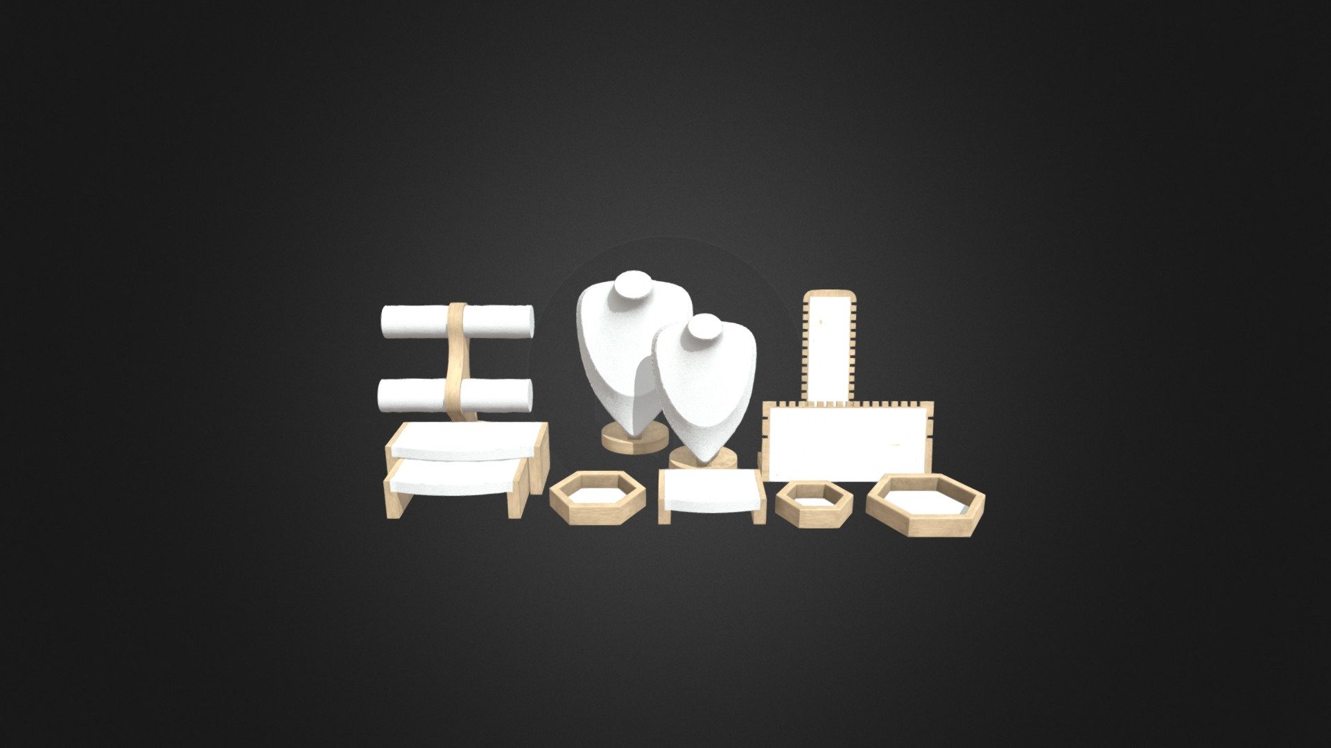 Jewelry Stand Vol 01 - 3D model by PBRSH [b13dc69] - Sketchfab