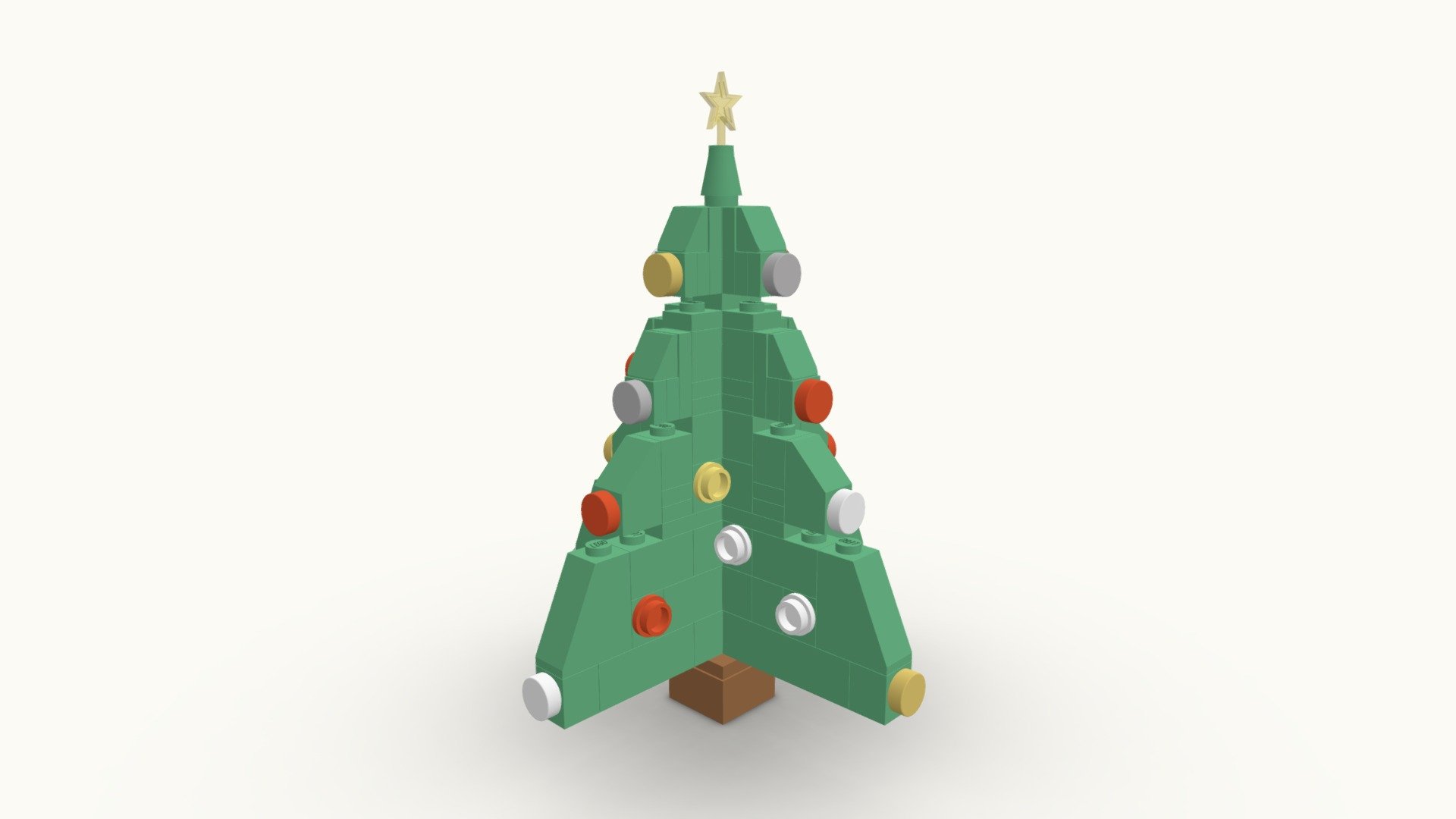 LEGO Christmas Tree MOC [#0213] - Download Free 3D model by The Bobby ...