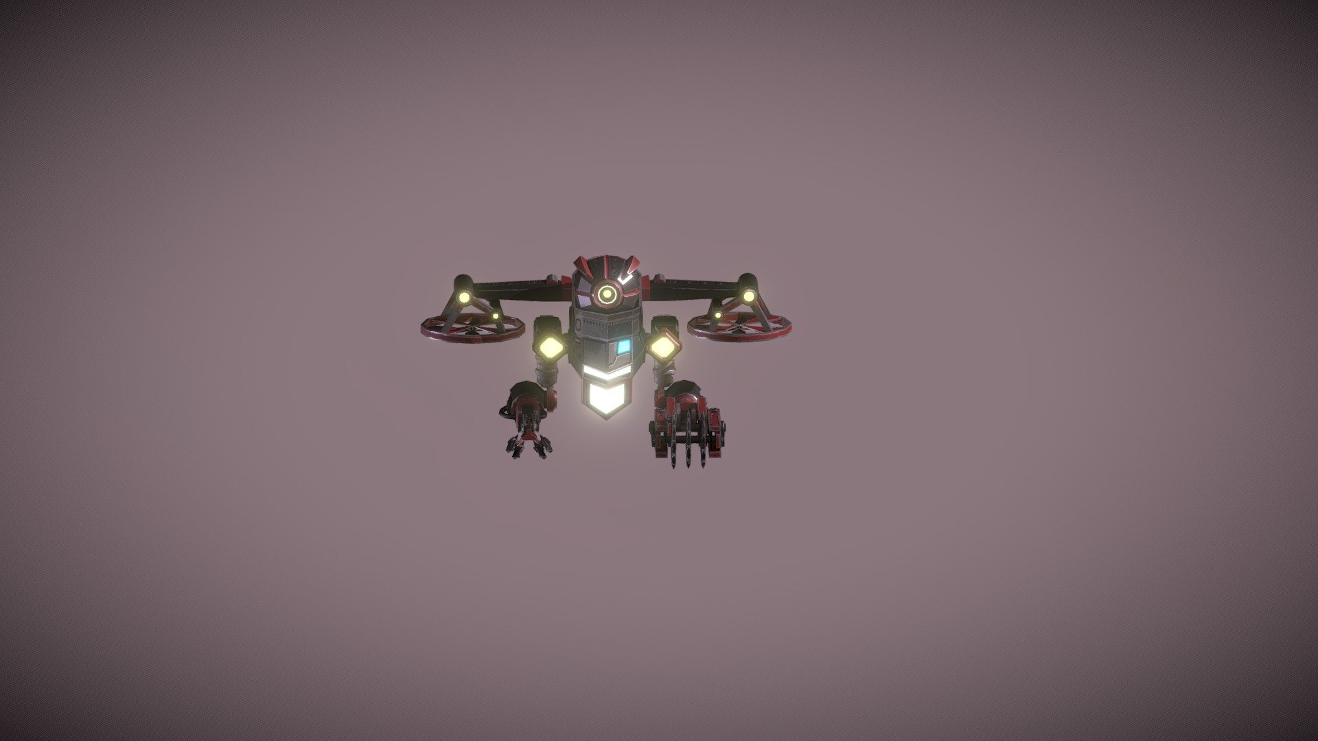 flying robot - 3D model by stu5021460214 [b13fdbb] - Sketchfab