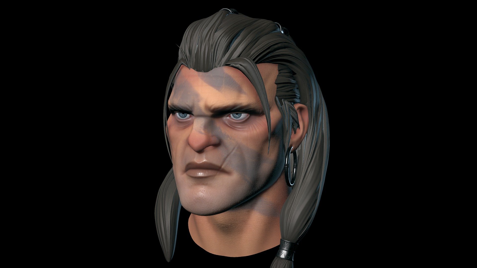 Warrior head - 3D model by Duhan Bas (@duhanbas) [b141d0d] - Sketchfab