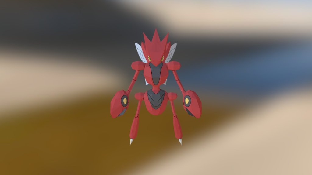Scizor - 3D model by zero_breaker [b144380] - Sketchfab