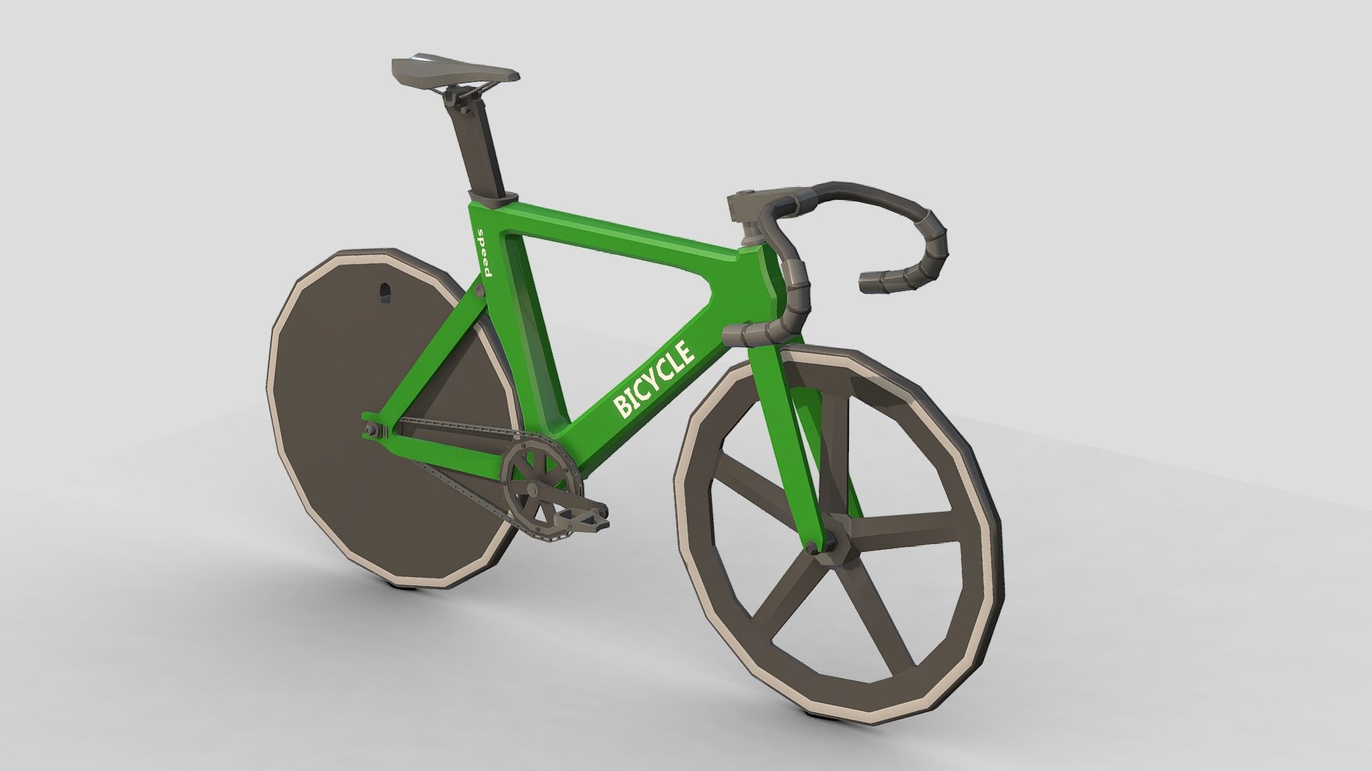 Low- Poly Bicycle # 3 - 3D model by Sidra (@Sidramax) [b145896] - Sketchfab
