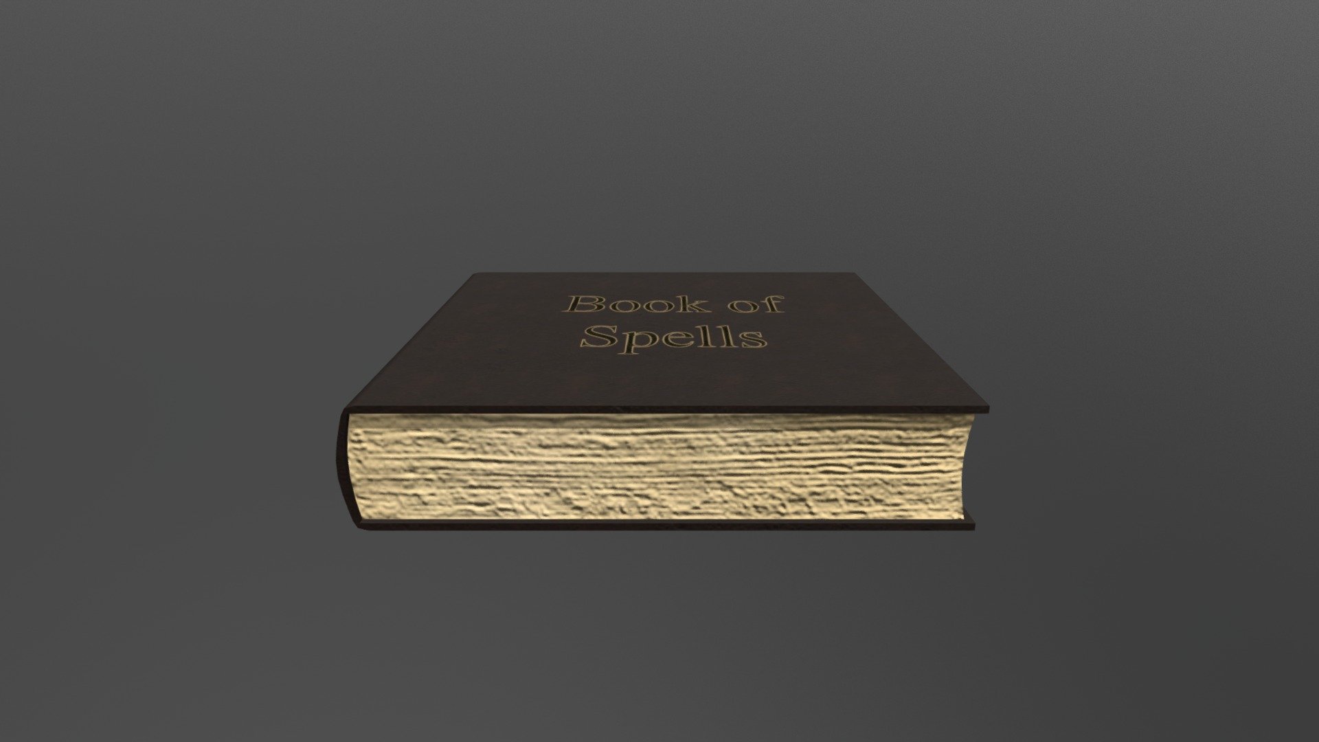 Spell Book - 3D model by arthur_m_thurston_iii [b145929] - Sketchfab