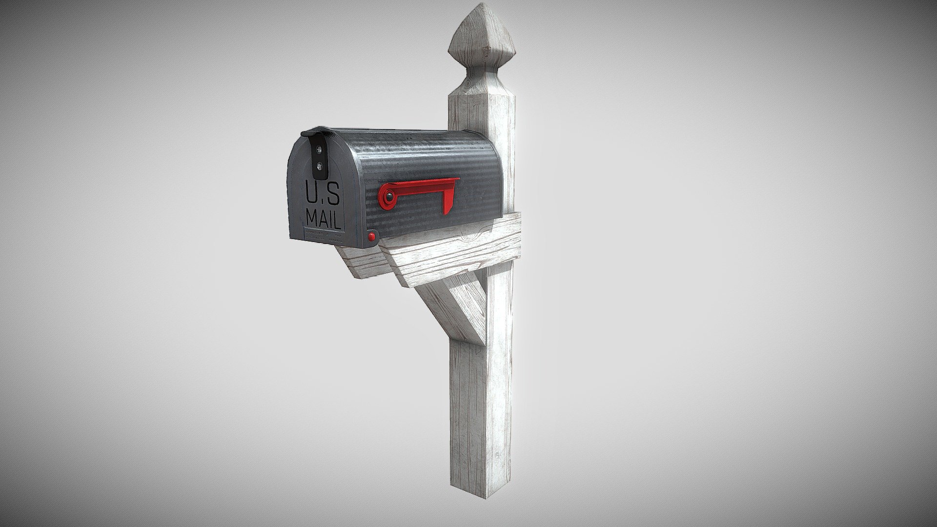 Post Box - 3D model by Uragan27 [b146e4c] - Sketchfab
