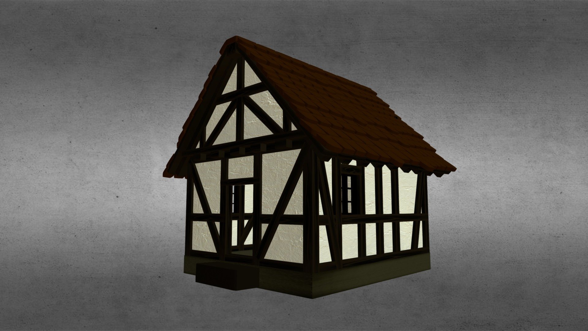 Half-Timbered House - Download Free 3D model by Laetitia Irata ...