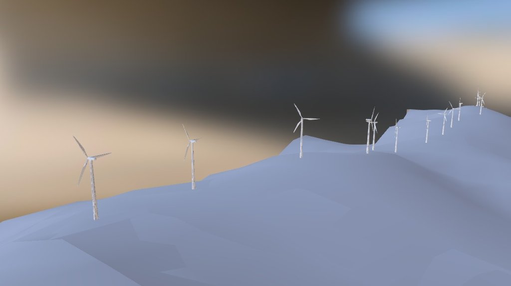 Wind Farm - 3D model by bpitts78 [b146e9f] - Sketchfab
