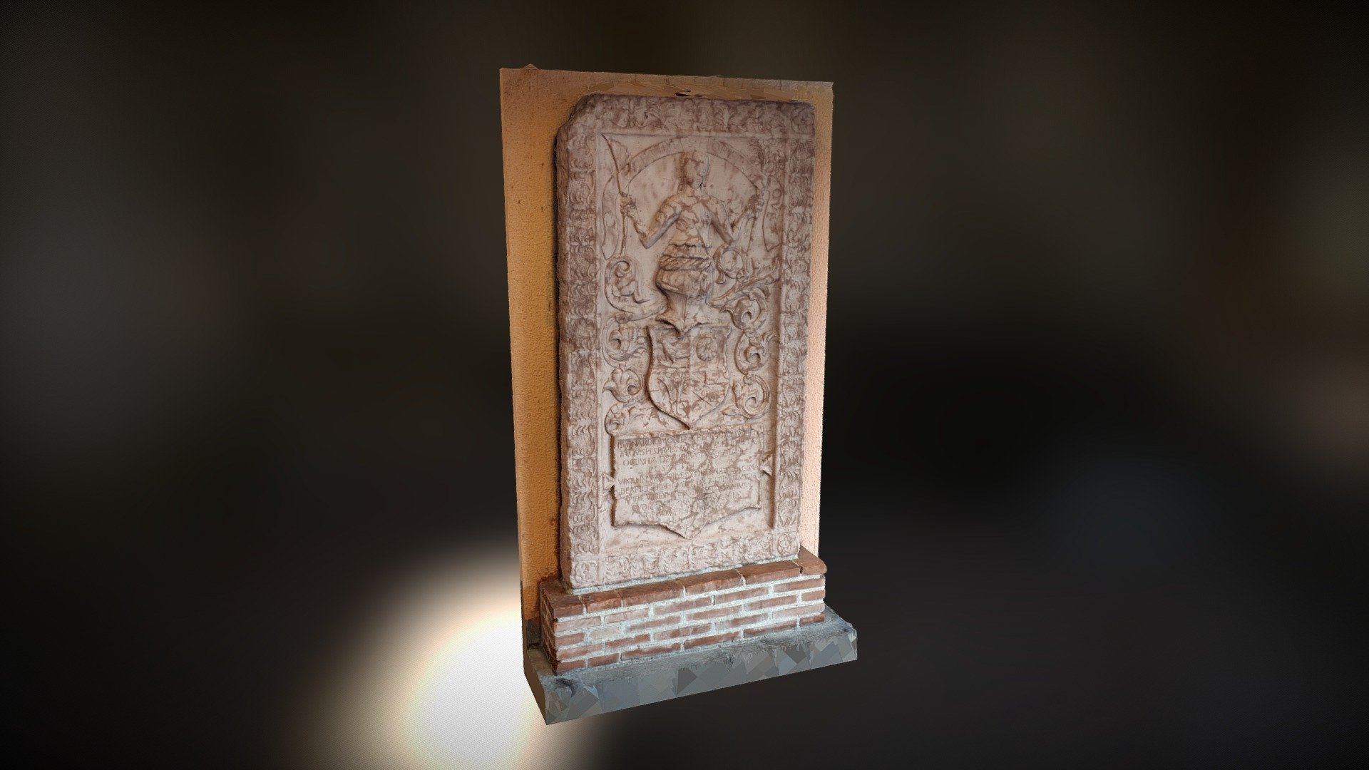 Roman slab in Budapest - 3D model by hibari_solutions [b148b60] - Sketchfab
