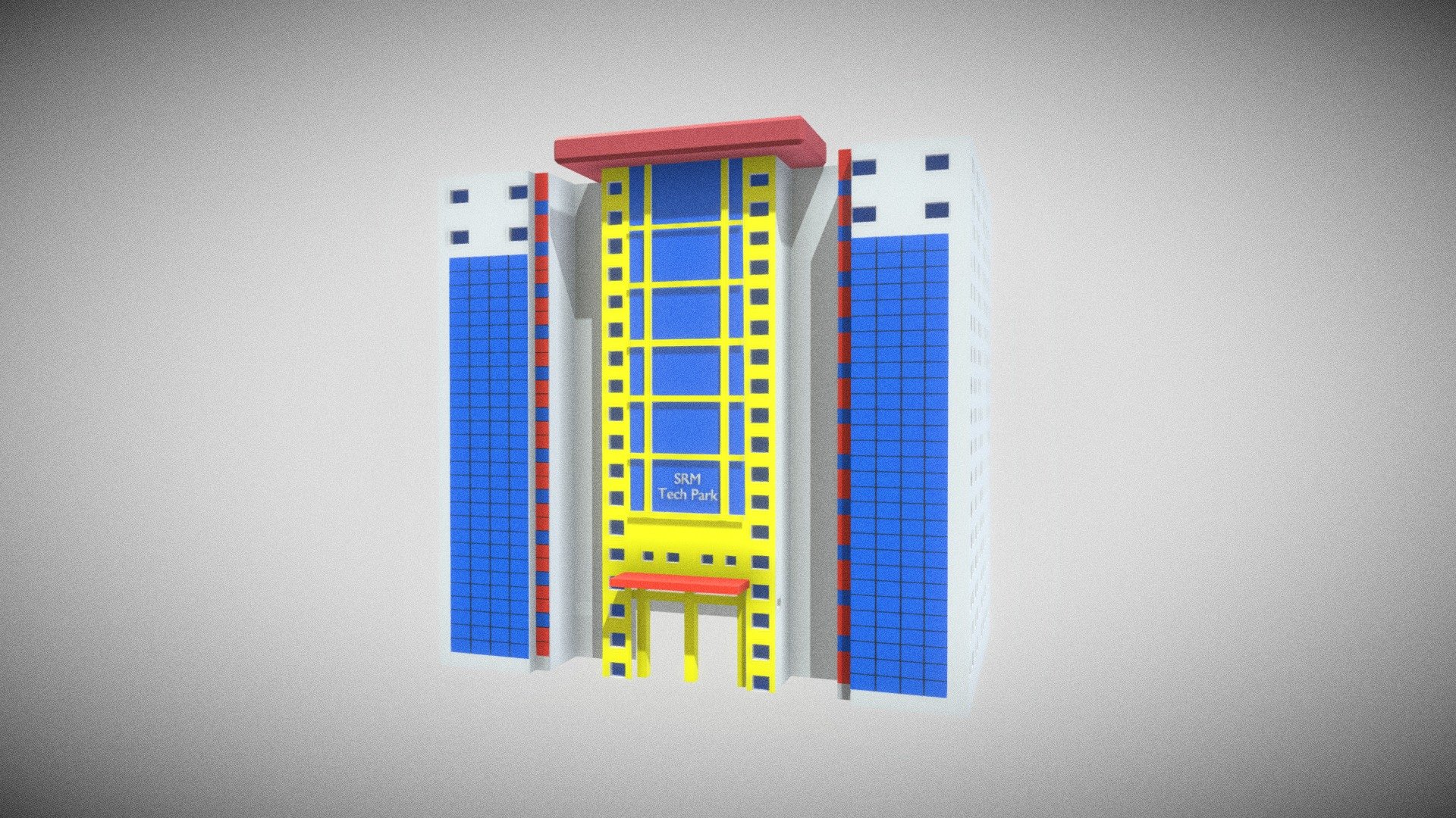 SRM Tech Park - Download Free 3D model by Raghav Gupta (@raghav-wd ...