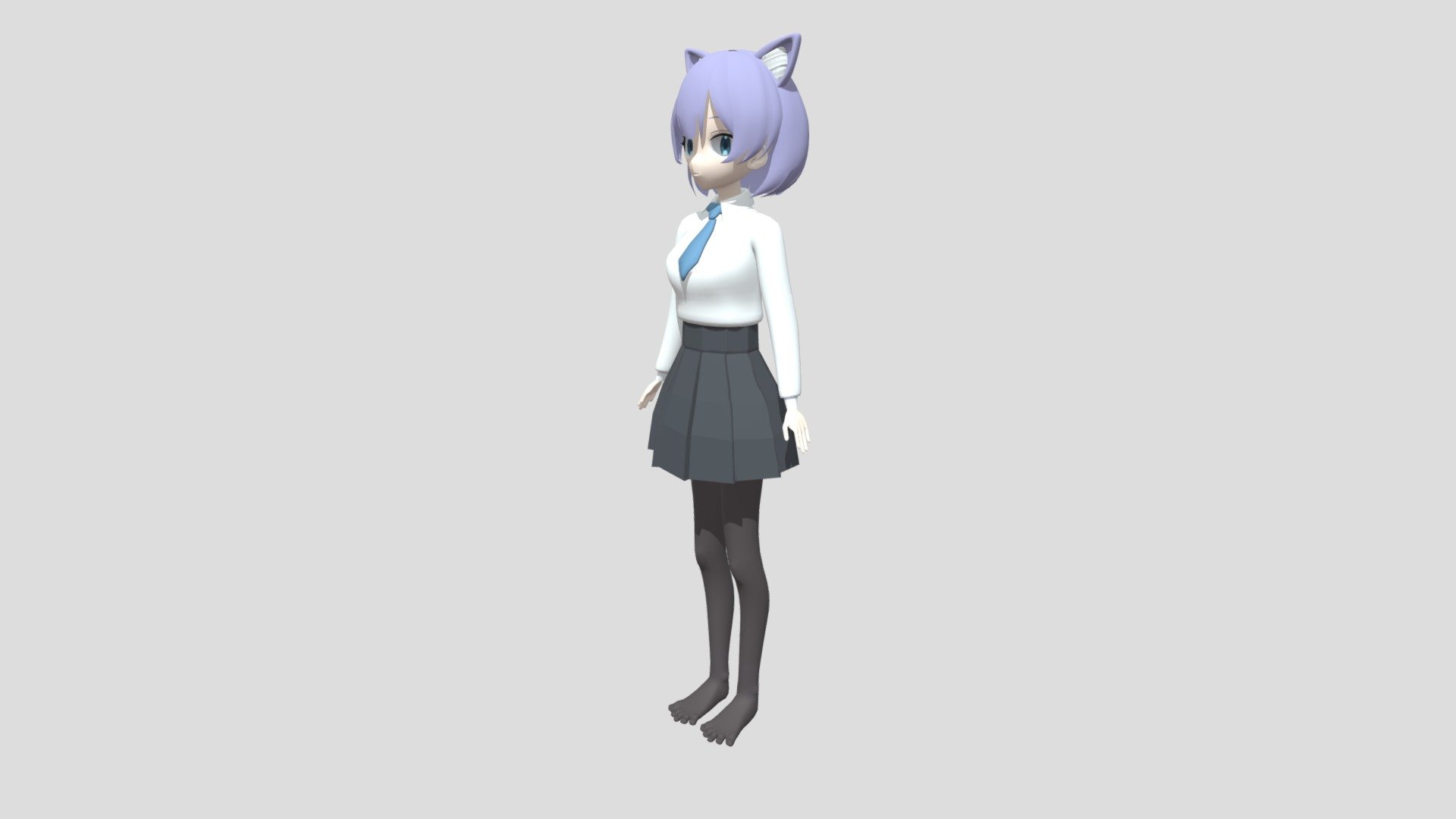 3D Model Anime girl - Download Free 3D model by febryfy57 [b14996e ...