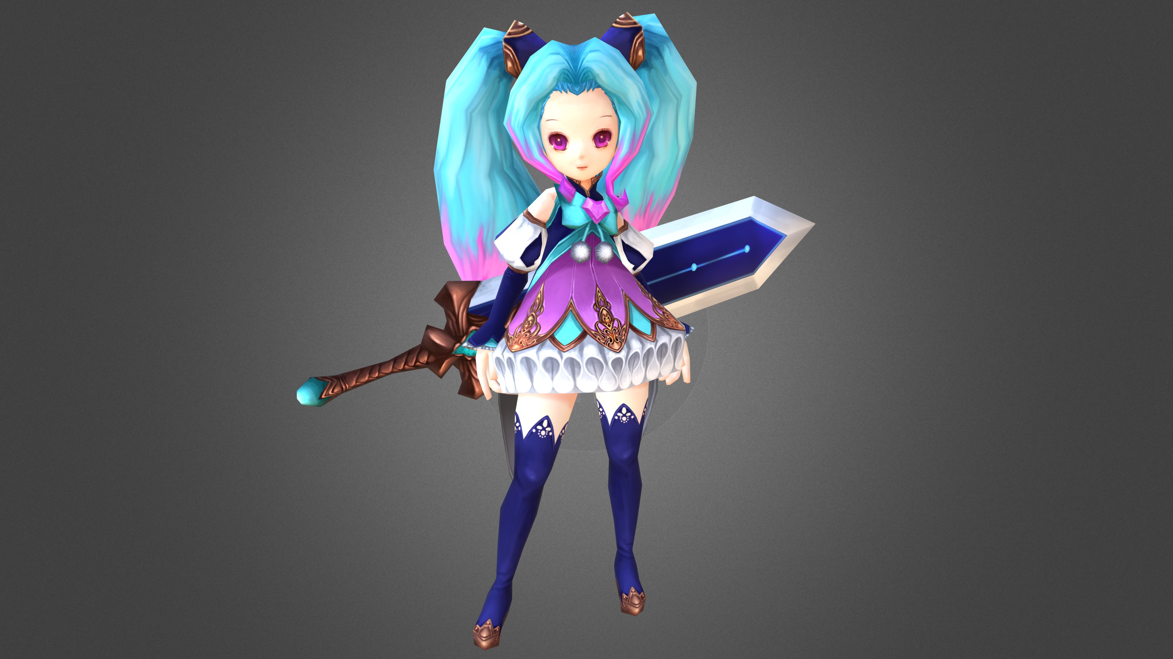 UNI Character Modeling - 3D model by DiumOpus [b14bac1] - Sketchfab