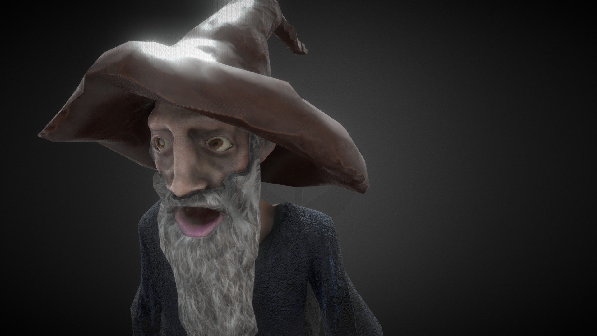 Whispering Wizard (Animated) - Download Free 3D model by Aiden Studios ...