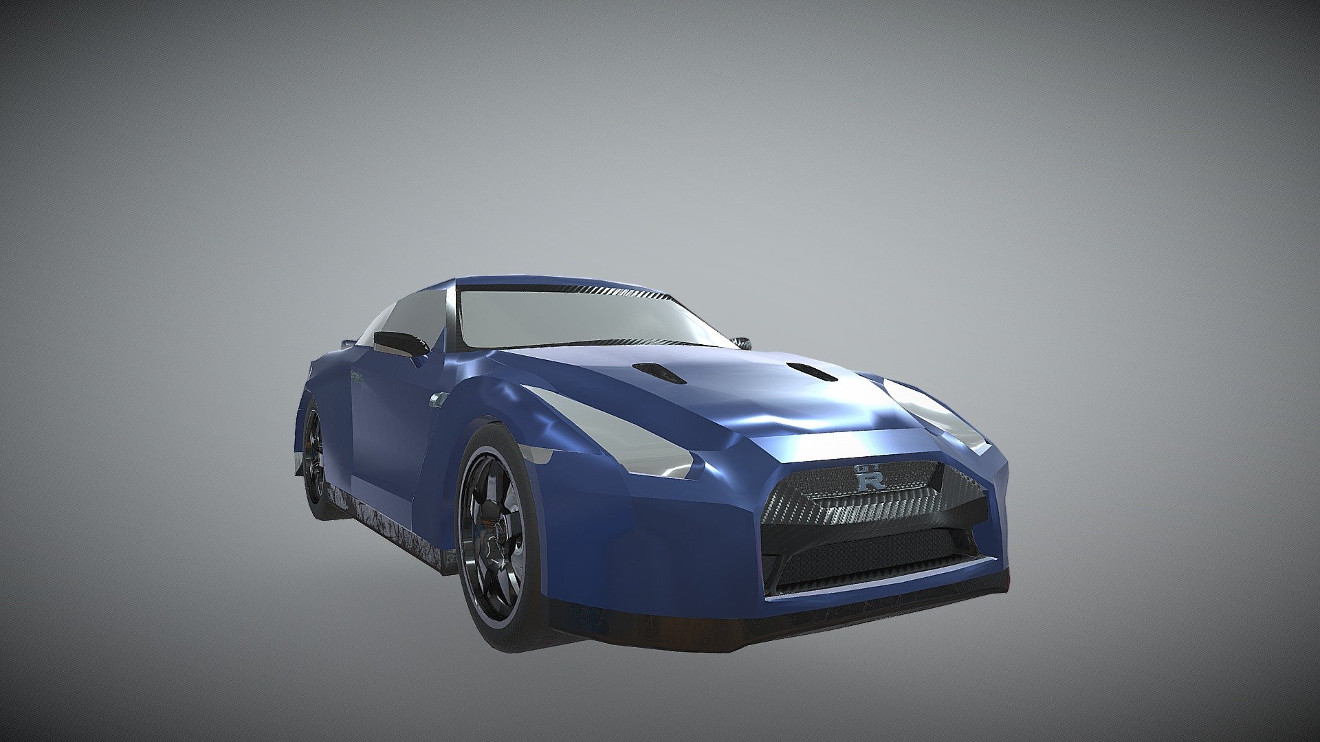 GTR nissan - 3D model by vector.plan (@plein) [b14d378] - Sketchfab