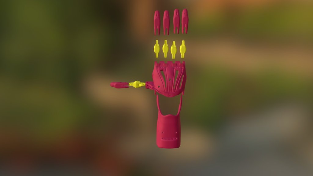 Cyborg Hand - 3D model by LaPresse3D [b14d950] - Sketchfab