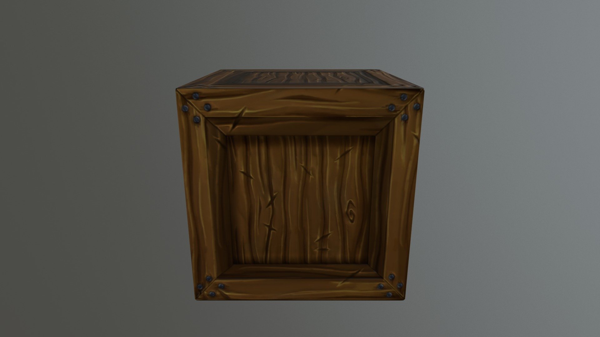 Simple Box Cartoon - 3D model by MarcAlija [b14d9e7] - Sketchfab