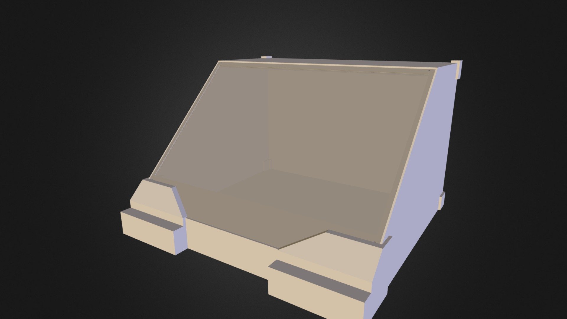 Transparent screen support - 3D model by Marc Buils (@BuilsMarc ...