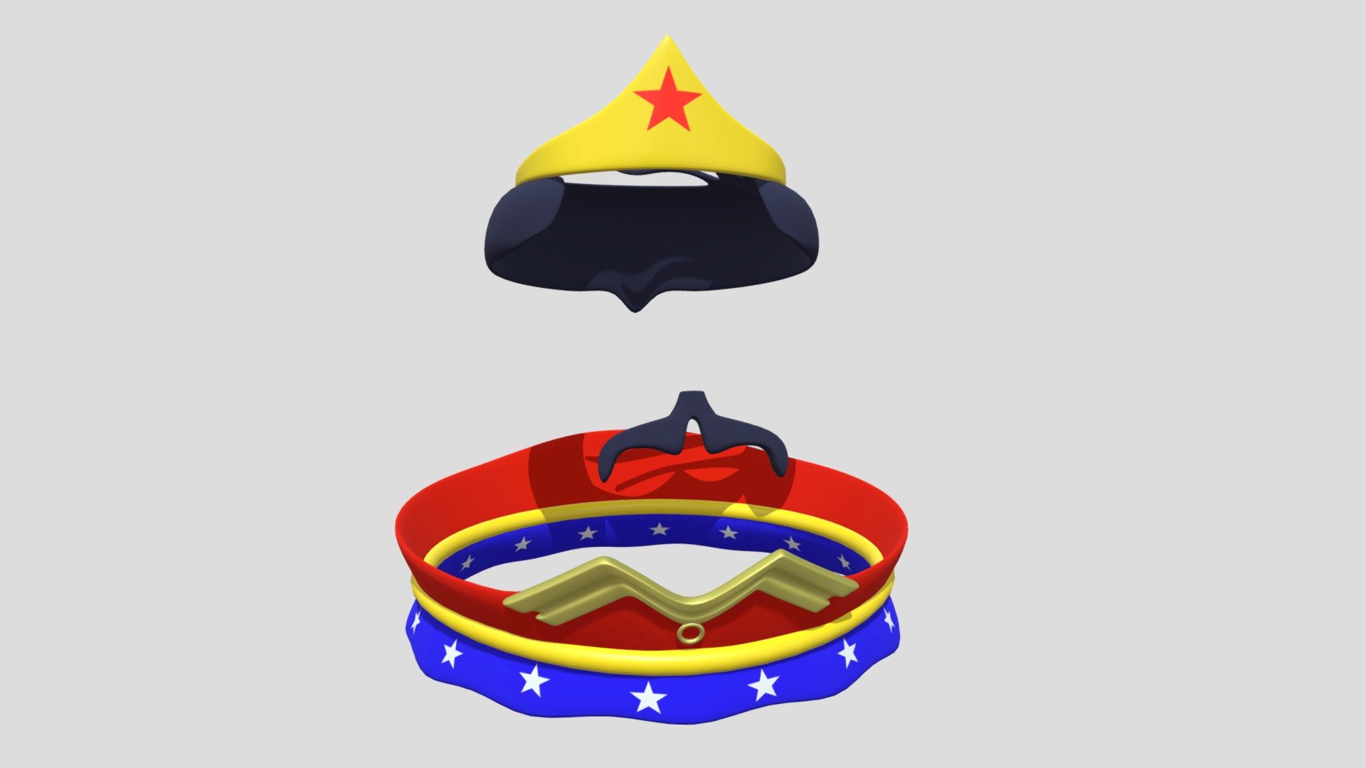 Octavius' Wonder Woman Costume - Download Free 3D model by 321Blender ...