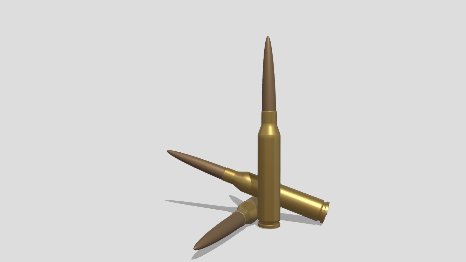 Bullet Sniper Rifle Cartridges 50 Caliber - 3D model by Compozip ...