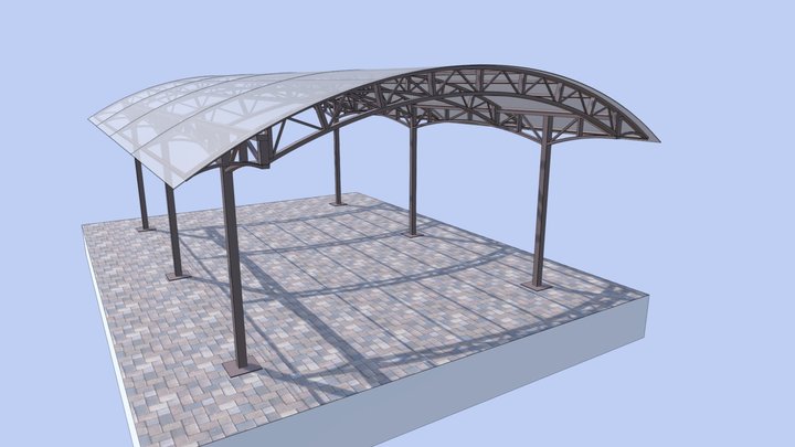Carparkingshade 3D models - Sketchfab