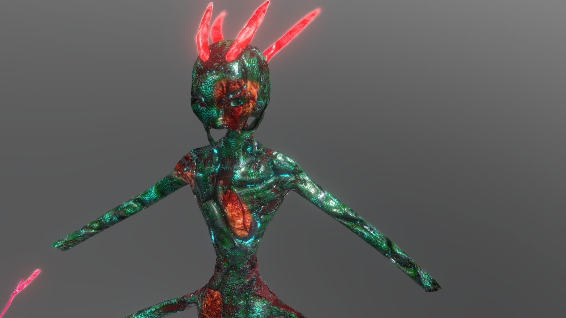 Monster Texturing - 3D model by tom.houngonseing [b154e10] - Sketchfab