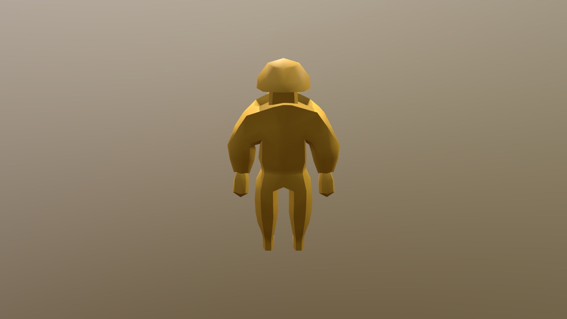 Gold Dummy - 3D model by Marian.Alexandru [b1550e4] - Sketchfab