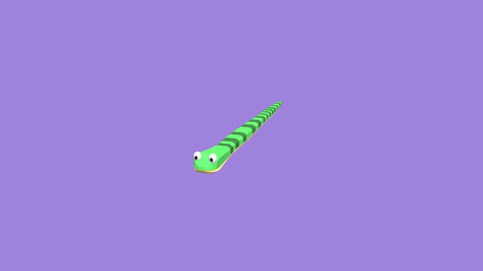 Low Poly Snake V1 (Animated) - Download Free 3D model by CircuitZ ...