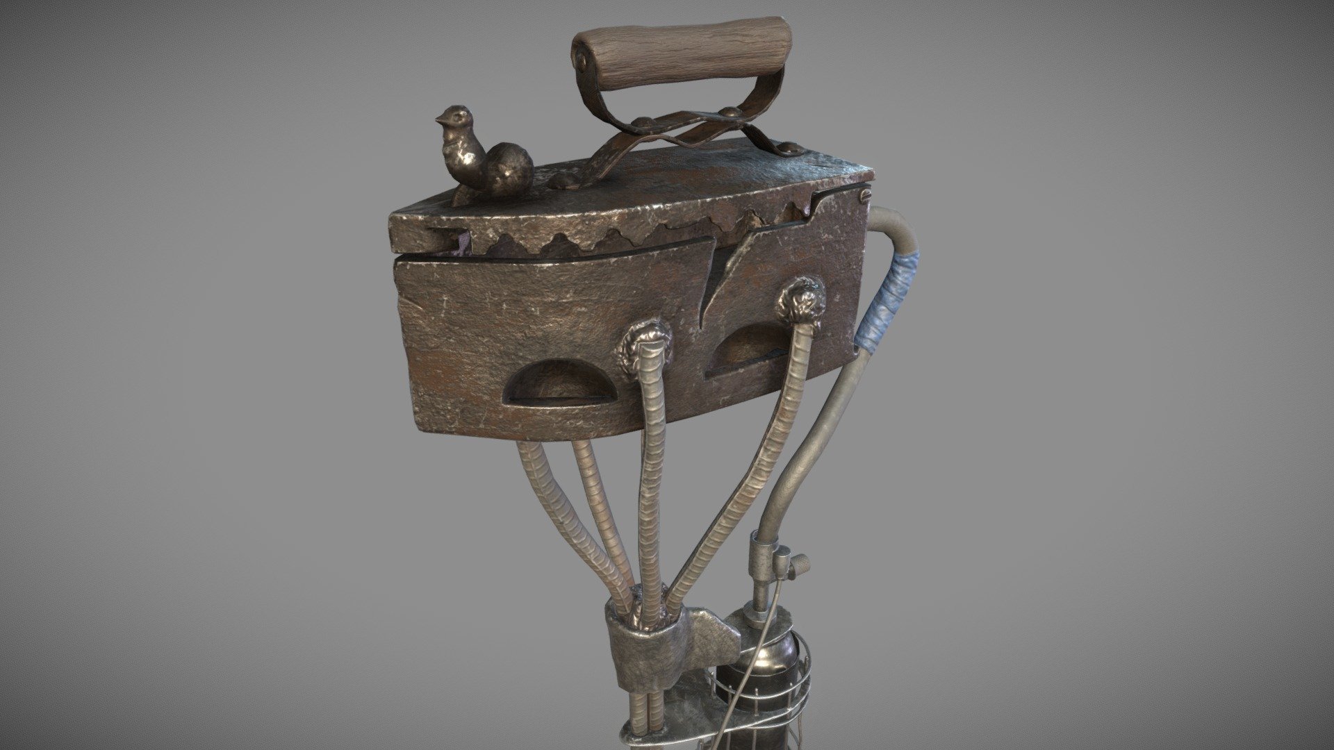 Homemade hammer - 3D model by Roman5345 [b157799] - Sketchfab