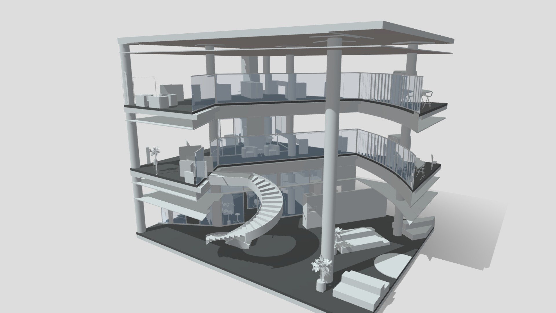 Atrium_2 - 3D model by aimotion [b158092] - Sketchfab