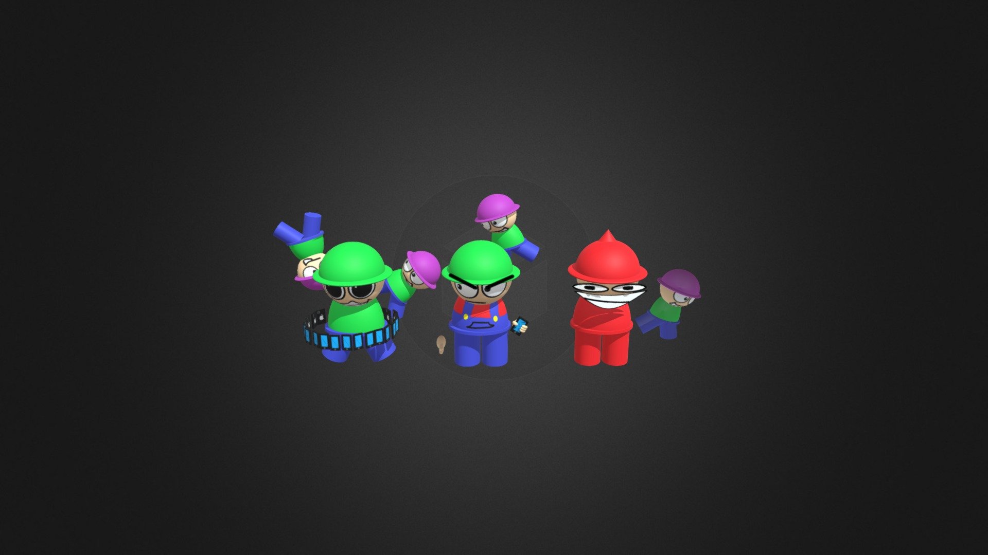 FNF Bandu, Bambi, Unfairness Bambi - Download Free 3D model by ...