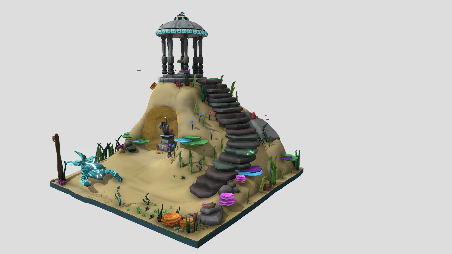 Teeming Atlantis Garden - Natalie AS1 - 3D model by Illuminattie ...