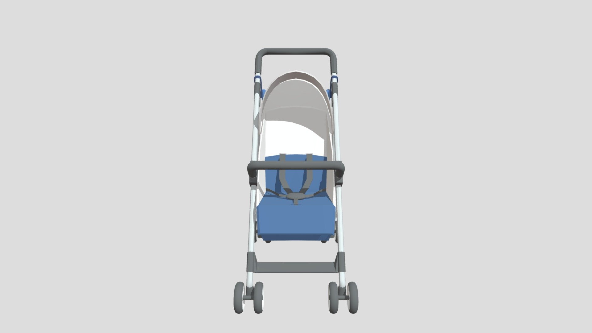 Stroller - Download Free 3D model by 1-3D.com [b158f14] - Sketchfab