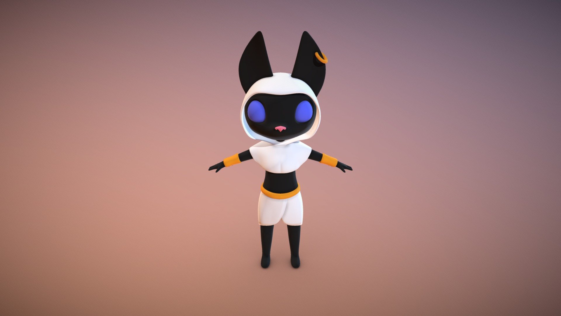 Egyptian Feline Guardian: Bastet - Download Free 3D model by Mark ...