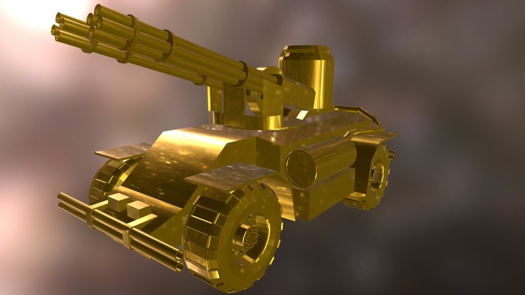 Gatling Tank Youris Revenge - 3D model by RaptorBlack3012 [b15e4d5 ...