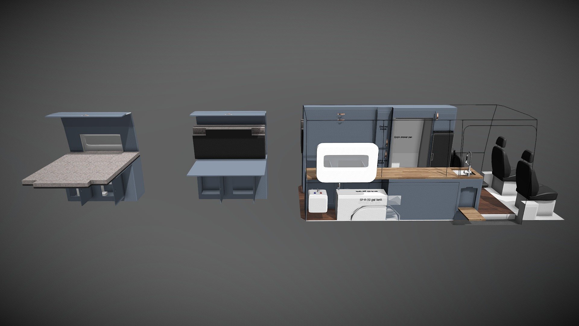 Murphy Bed Example - 3D model by Papago Vans (@PapagoVans) [b15e55f ...
